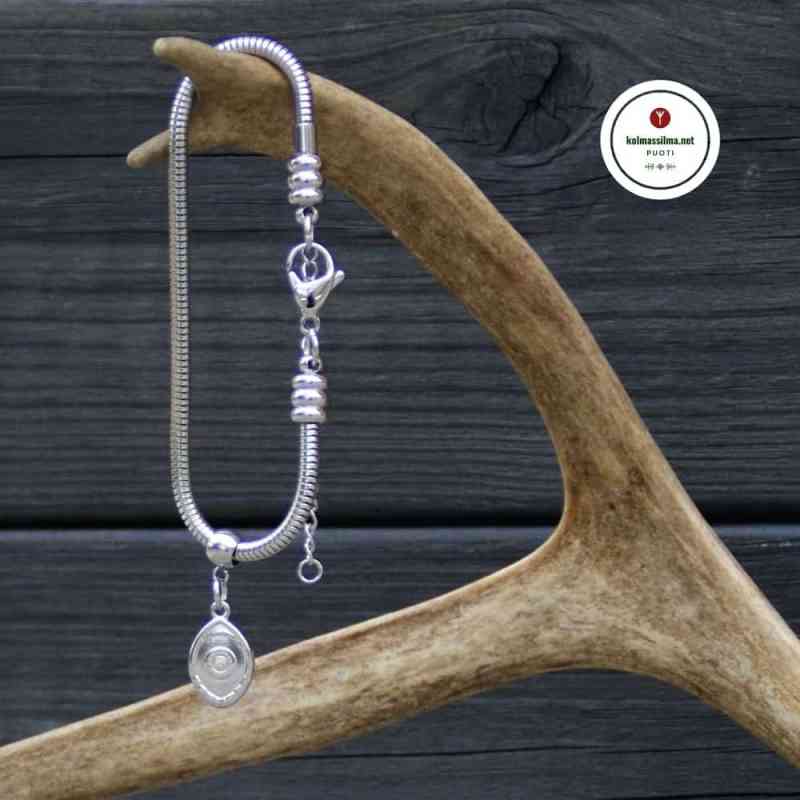 Evil Eye rannekoru - Paha silmä amuletti - Kolmas Silmä Puoti