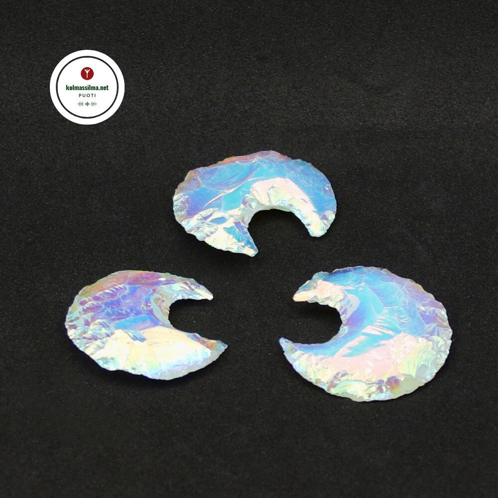 Aura Kvartsi (Angel Aura Quartz) Puolikuu - Kolmas Silmä Puoti